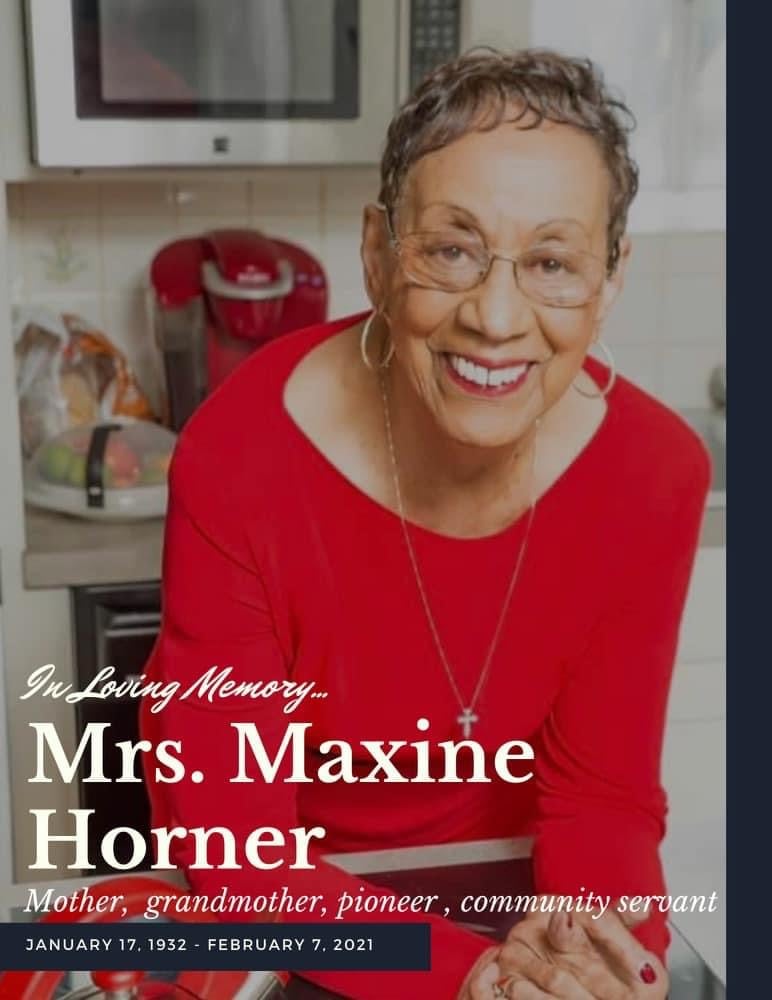 Former Sen. Maxine Horner Remembered As ‘Extraordinary Public Servant ...