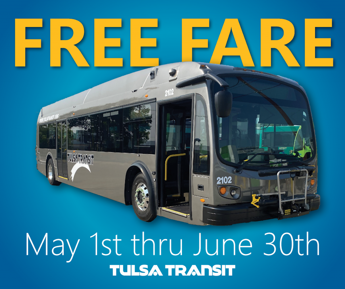 Free Bus Transport - The Oklahoma Eagle