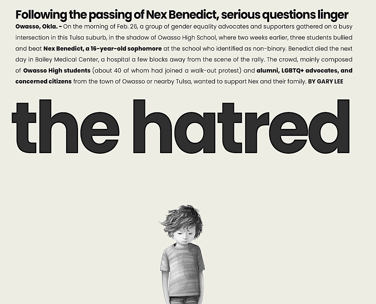 Following The Passing Of Nex Benedict, Serious Questions Linger - The ...